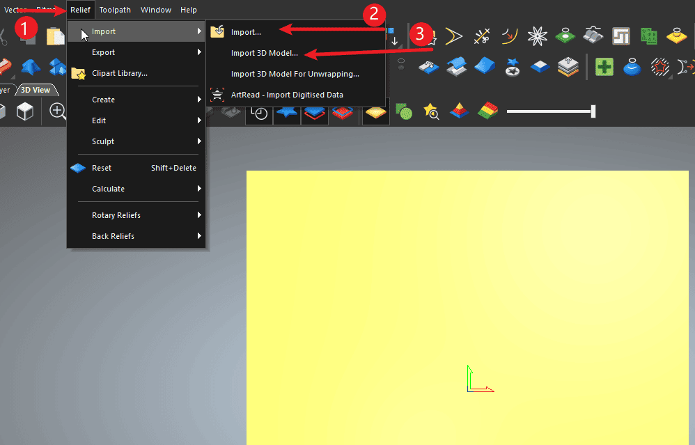 3D Relief | TWOTREES Wiki